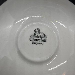 Churchill | Dining | Blue Willow 3 Piece Setdinner Plate Cup And Saucer ...